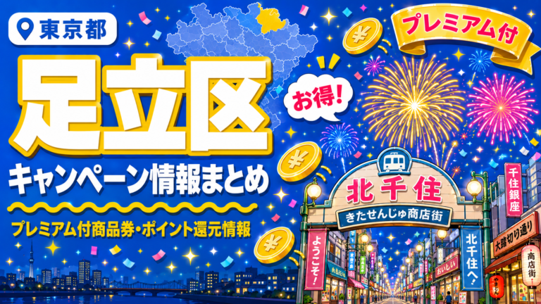 【2026年最新】足立区の商店街応援券・PayPayキャンペーン情報まとめ（随時更新）