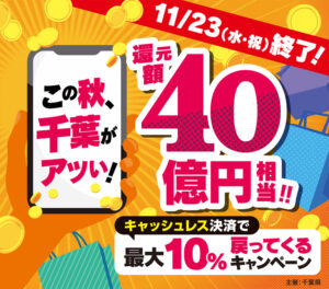 【2025年8月1日〜8月14日実施】千葉県 ポイント還元キャンペーン（キャッシュレス決済）情報まとめ ＜プレミアム付商品券＞PayPay、楽天ペイ、d払い、au PAY、AEON Pay ...